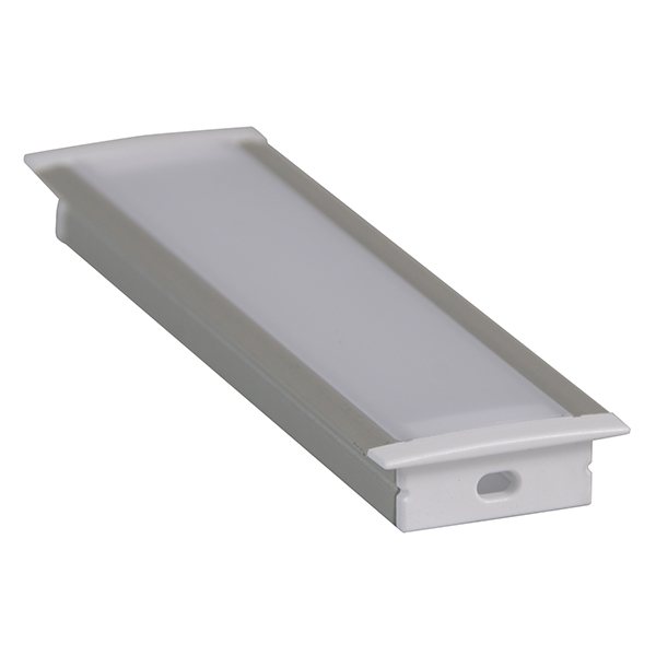 Slim Aluminium LED Recessed profile with Cover & Flange