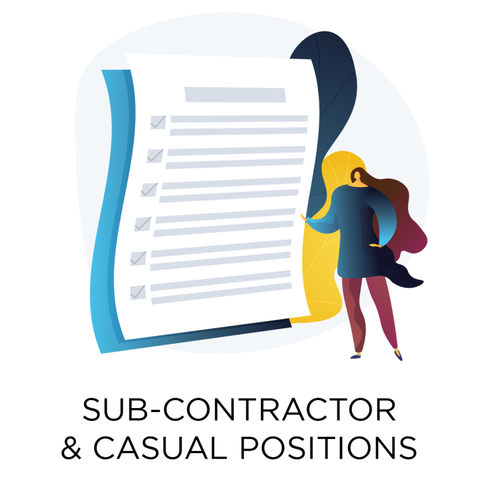 Sub-Contractor and Casual Positions